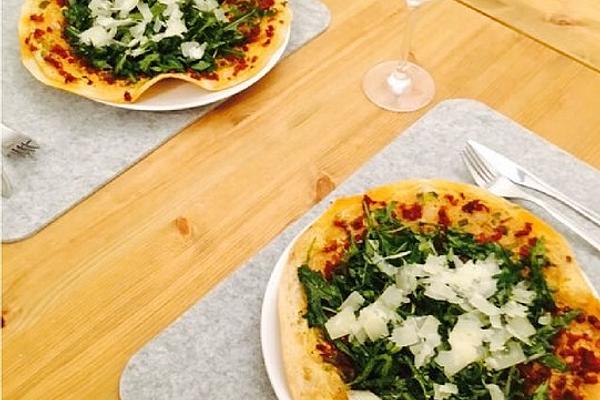 Tarte Flambée with Chorizo — Boss Kitchen